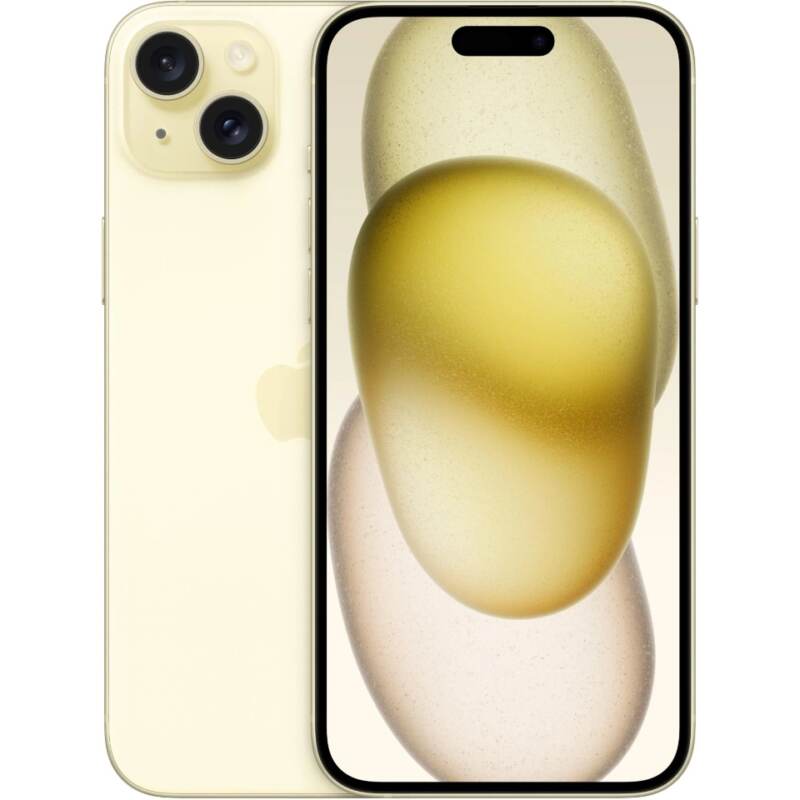 Apple iPhone 15 Plus 128GB (Yellow) Essentials Bundle - Gimmie